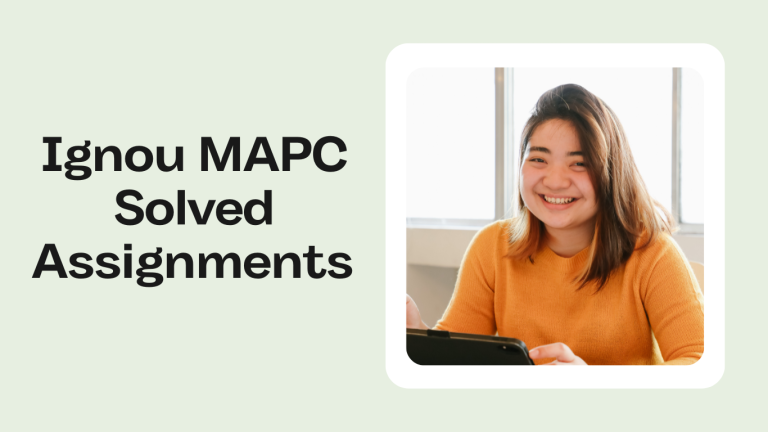 Ignou MAPC Solved Assignment 2023 24 | Psychology Ignou MAPC Solved Assignment 2023 24 | Psychology
